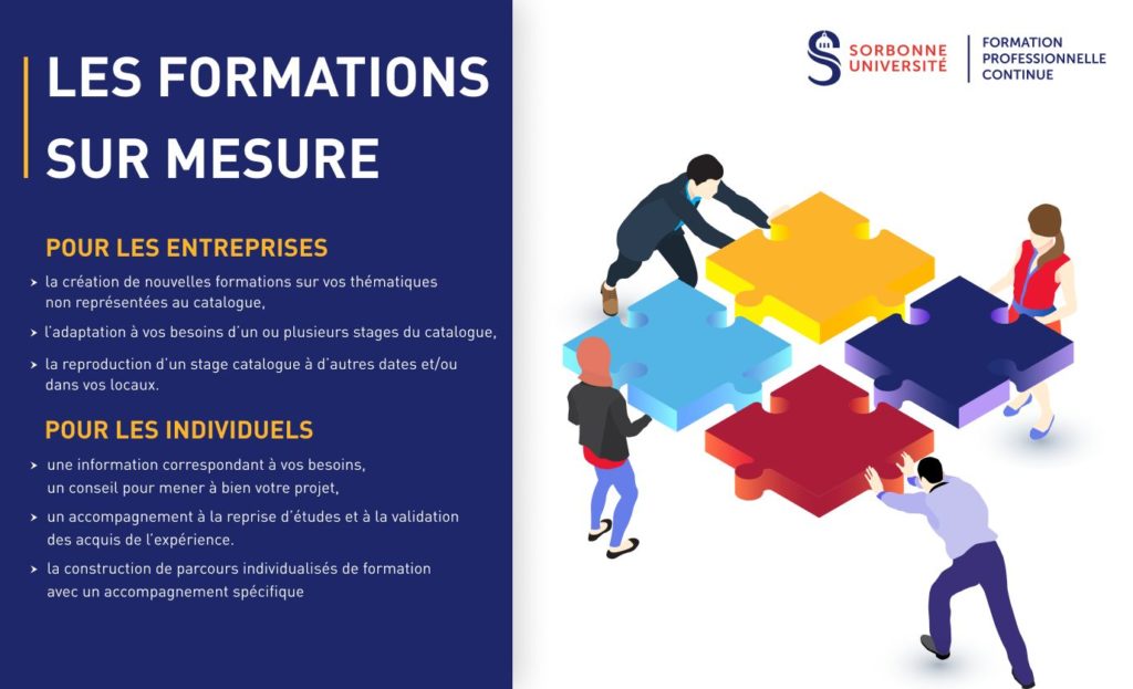 Formations et parcours sur mesure - Formation Continue Sorbonne Université